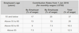 【給与/ボーナス】CPF,SDL,CDAC,FWL,AWSなどシンガポールの基本情報
