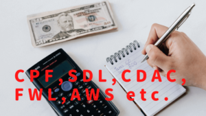 【給与/ボーナス】CPF,SDL,CDAC,FWL,AWSなどシンガポールの基本情報